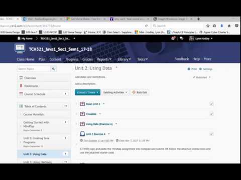 Tch321 Java Unit 2 Exercise 4 Youtube