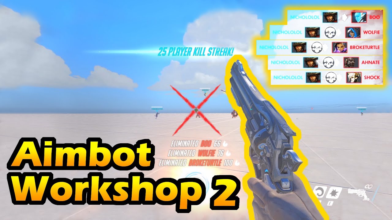 This Overwatch Workshop Code Gives Everyone Aimbot Youtube