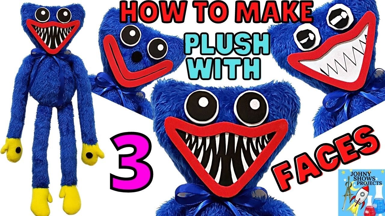 Huggy Wuggy Toy Plush Diy How To Make Poppy Playtime In Real Life 3