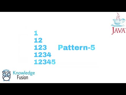 Pattern 5 Using Java Programming Icse Youtube