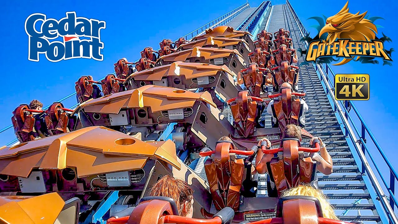 2022 Gatekeeper Roller Coaster On Ride Back Row 4k Pov Cedar Point