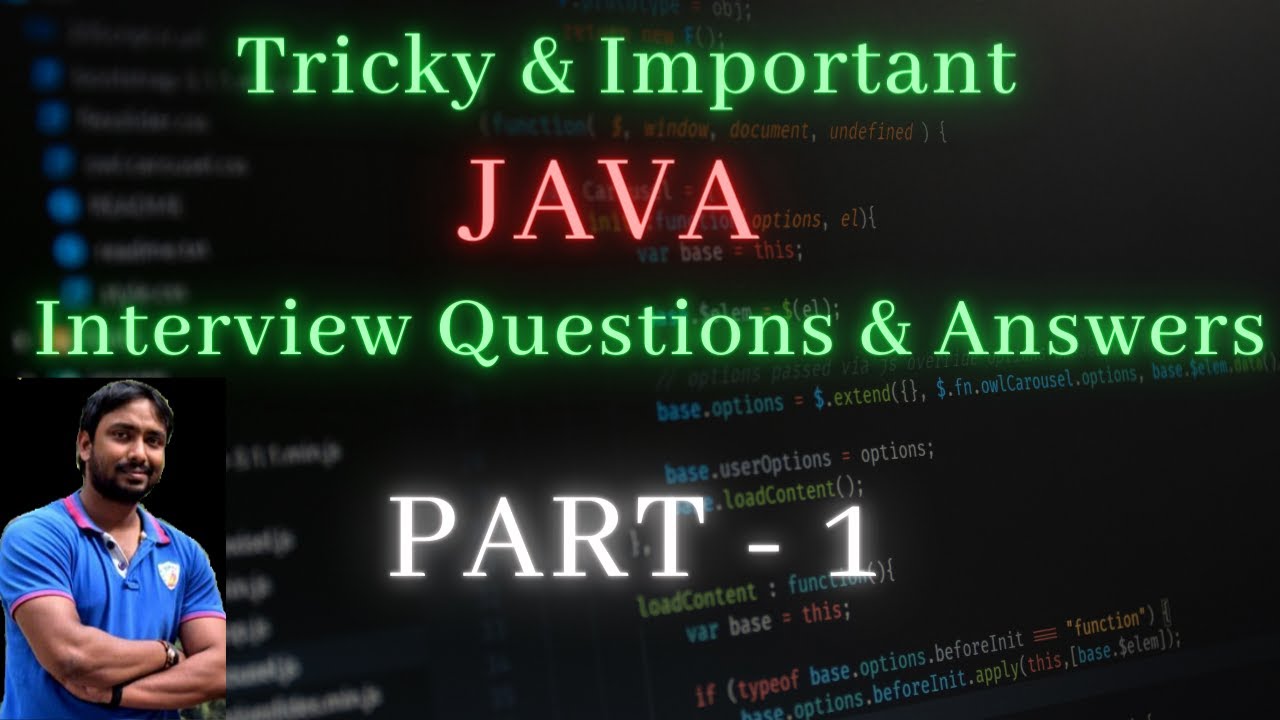 Java Tricky And Important Interview Questions And Answers Youtube
