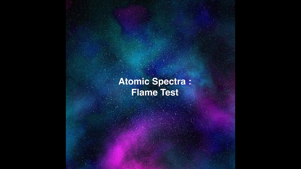 Atomic Spectra Youtube