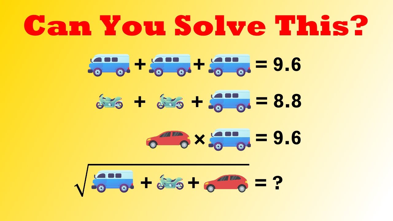 Viral Math Problem Solved Using Algebra Youtube