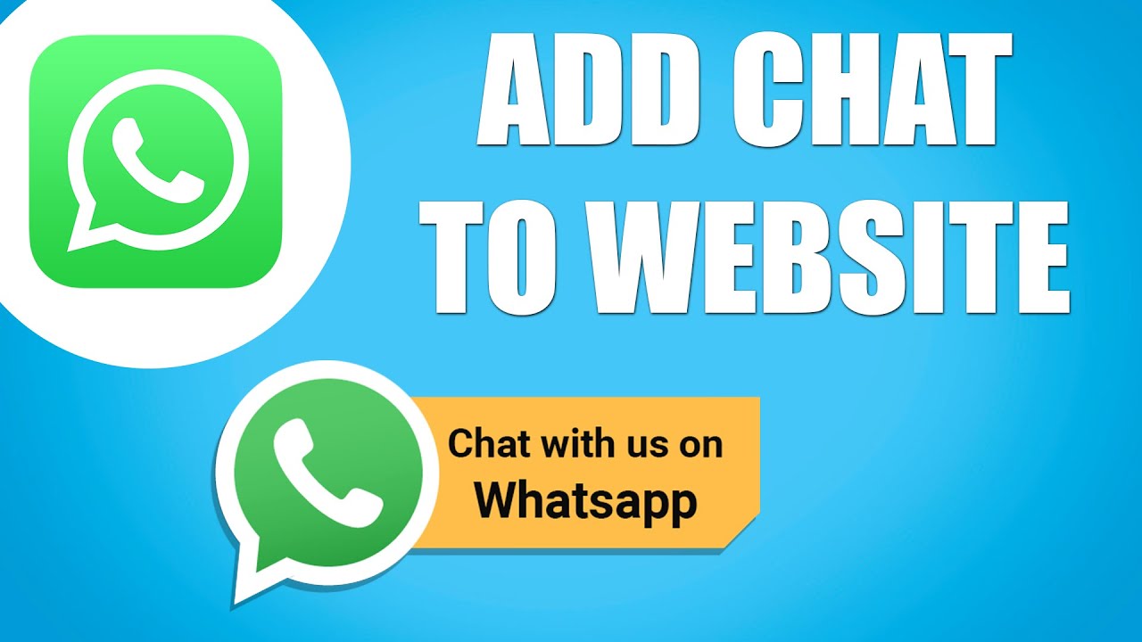 How To Add Whatsapp Chat To Html Website Easy 2025 Youtube