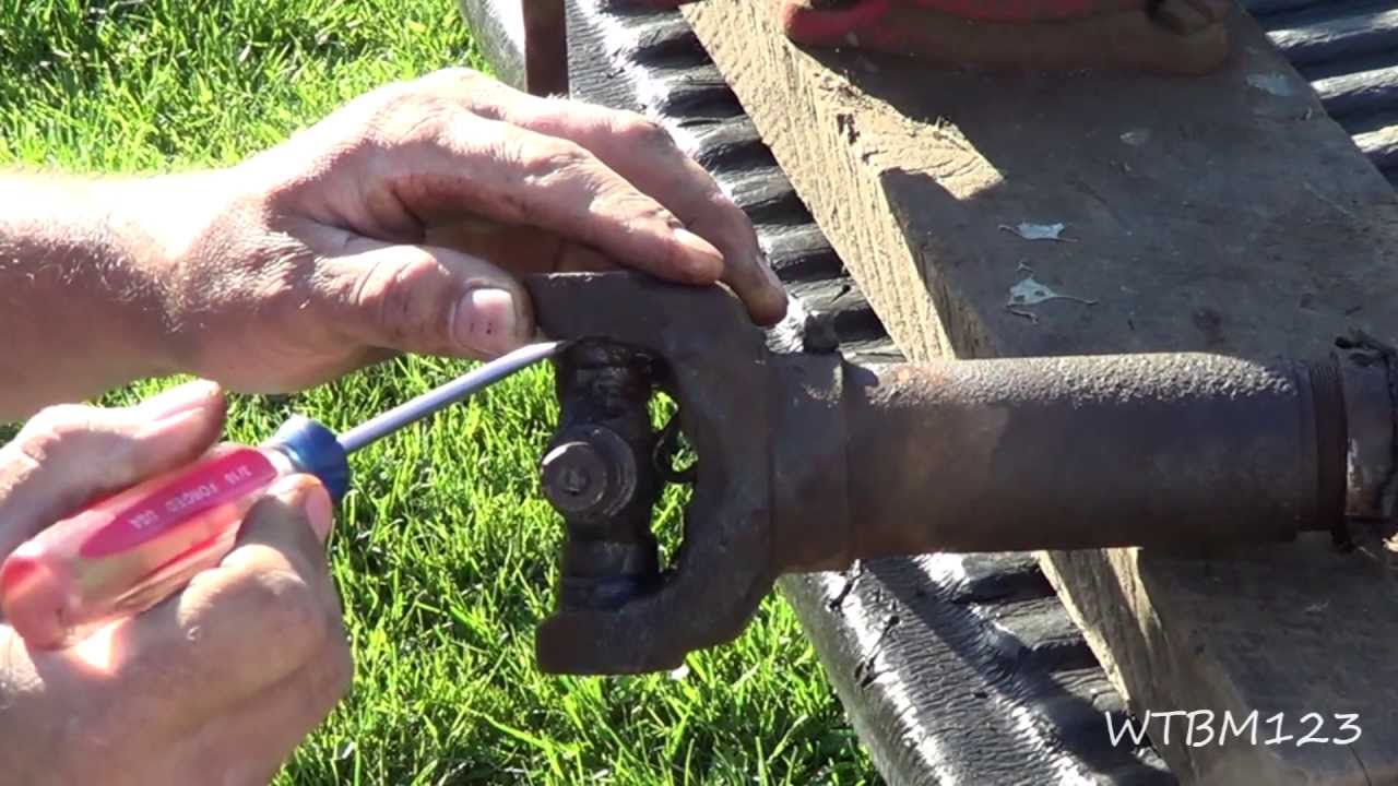 Changing A U Joint Or Universal Joint In A Drive Shaft Youtube