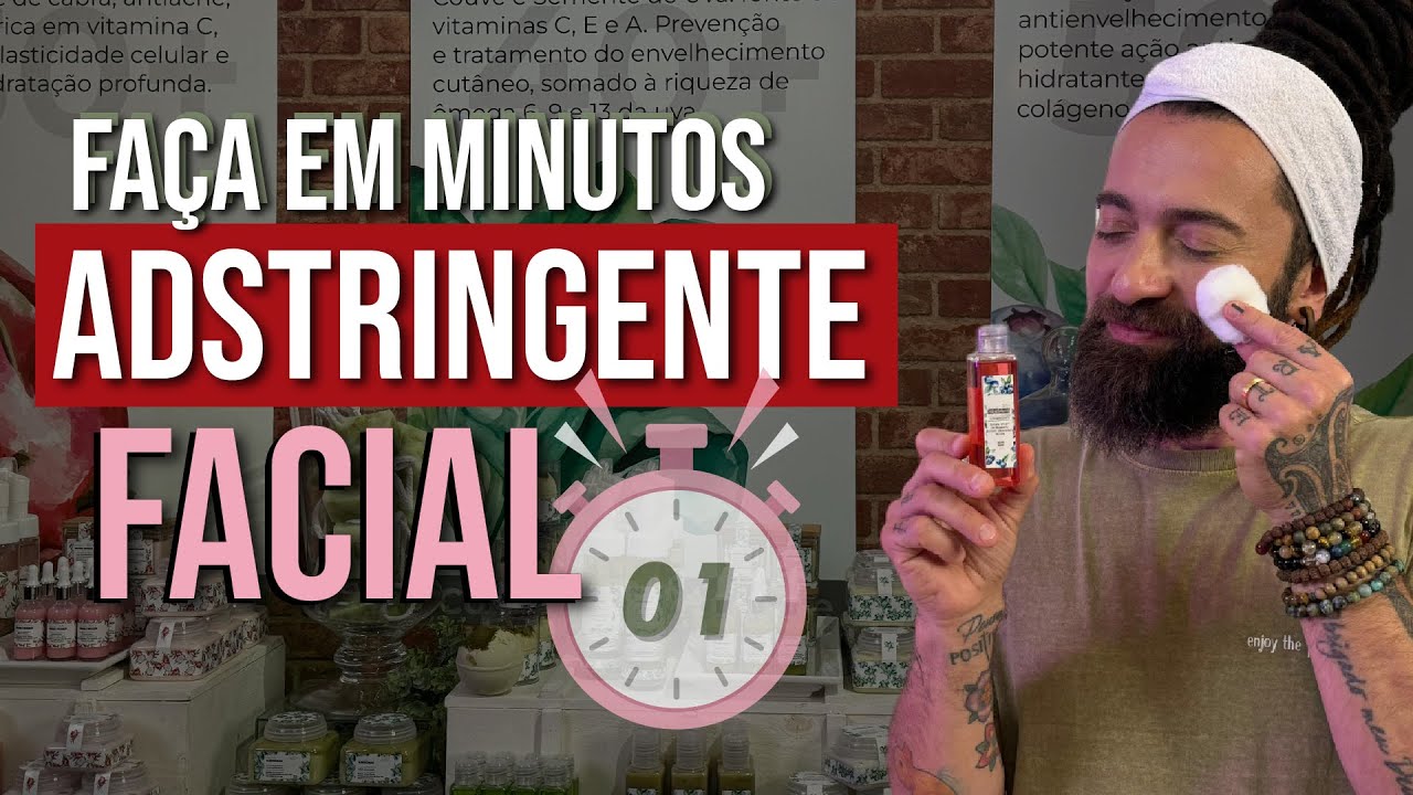 Faça Em Minutos Adstringente Facial Youtube