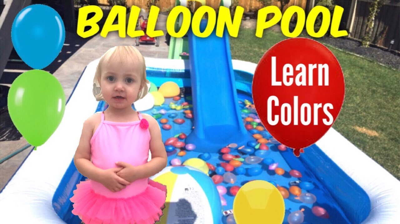 Learn Colors With Balloons Youtube