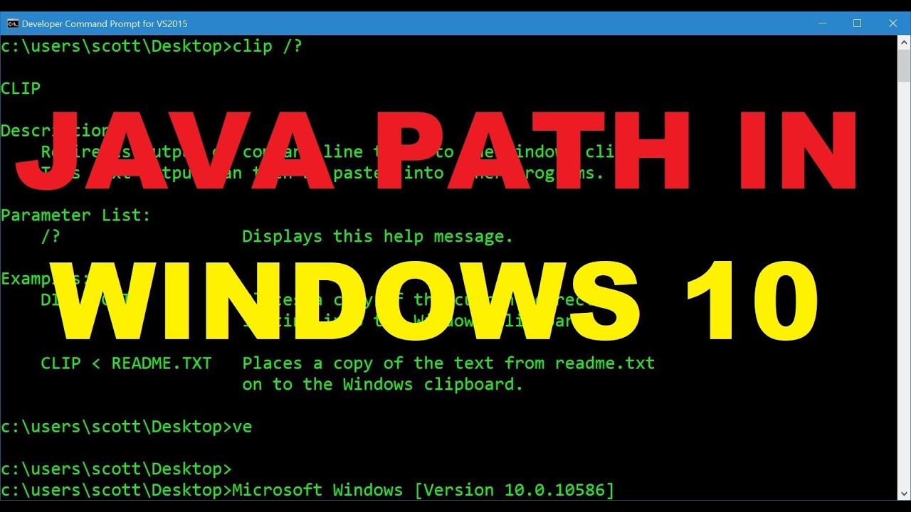 How To Set Path Of Java In Windows 10 How To Set Java Path Explain