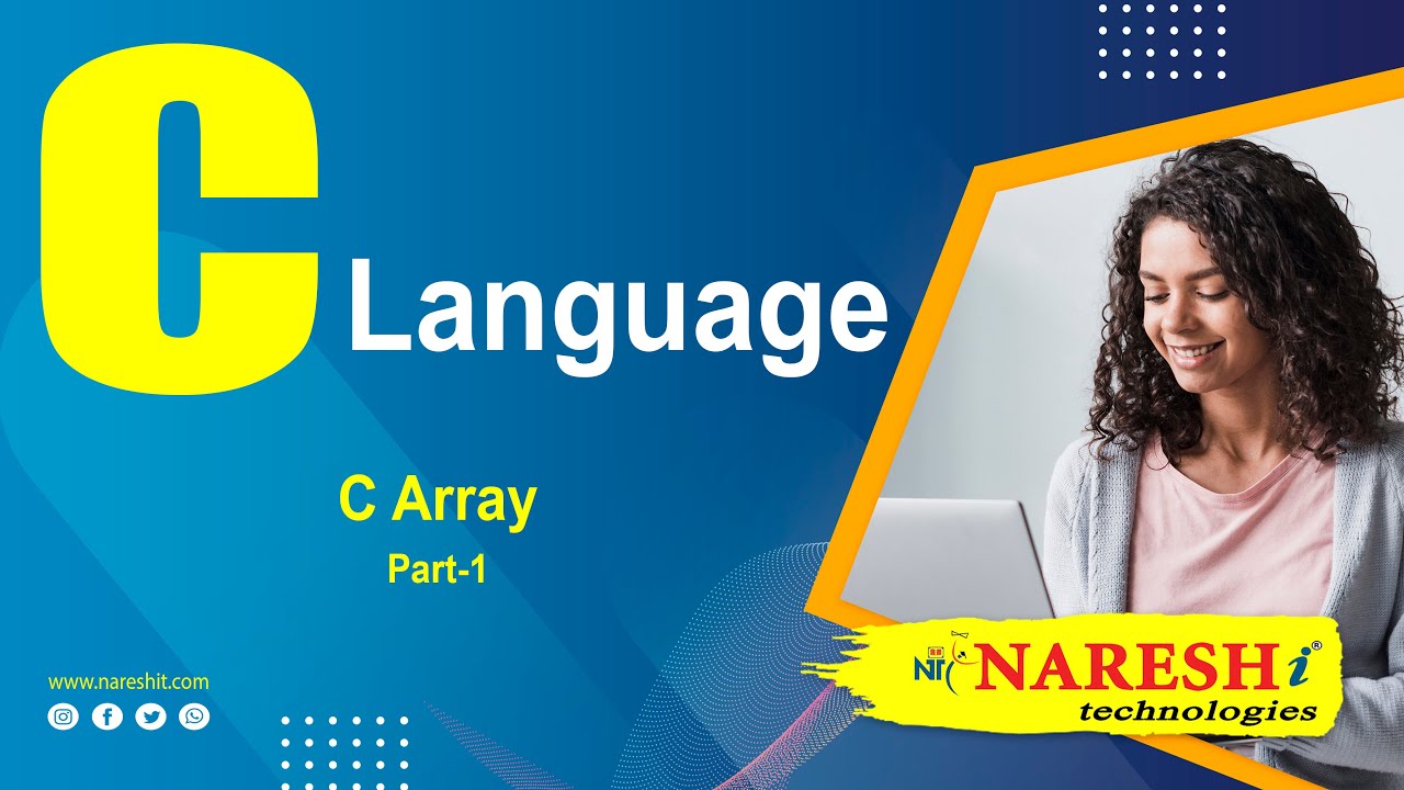 C Array Part 1 C Language Tutorial Youtube