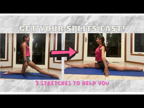 How To Get Your Splits Fast Stretches For Split Flexibility Youtube