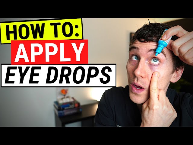 How To Apply Eye Drops Correctly Singapore National Eye 60 Off