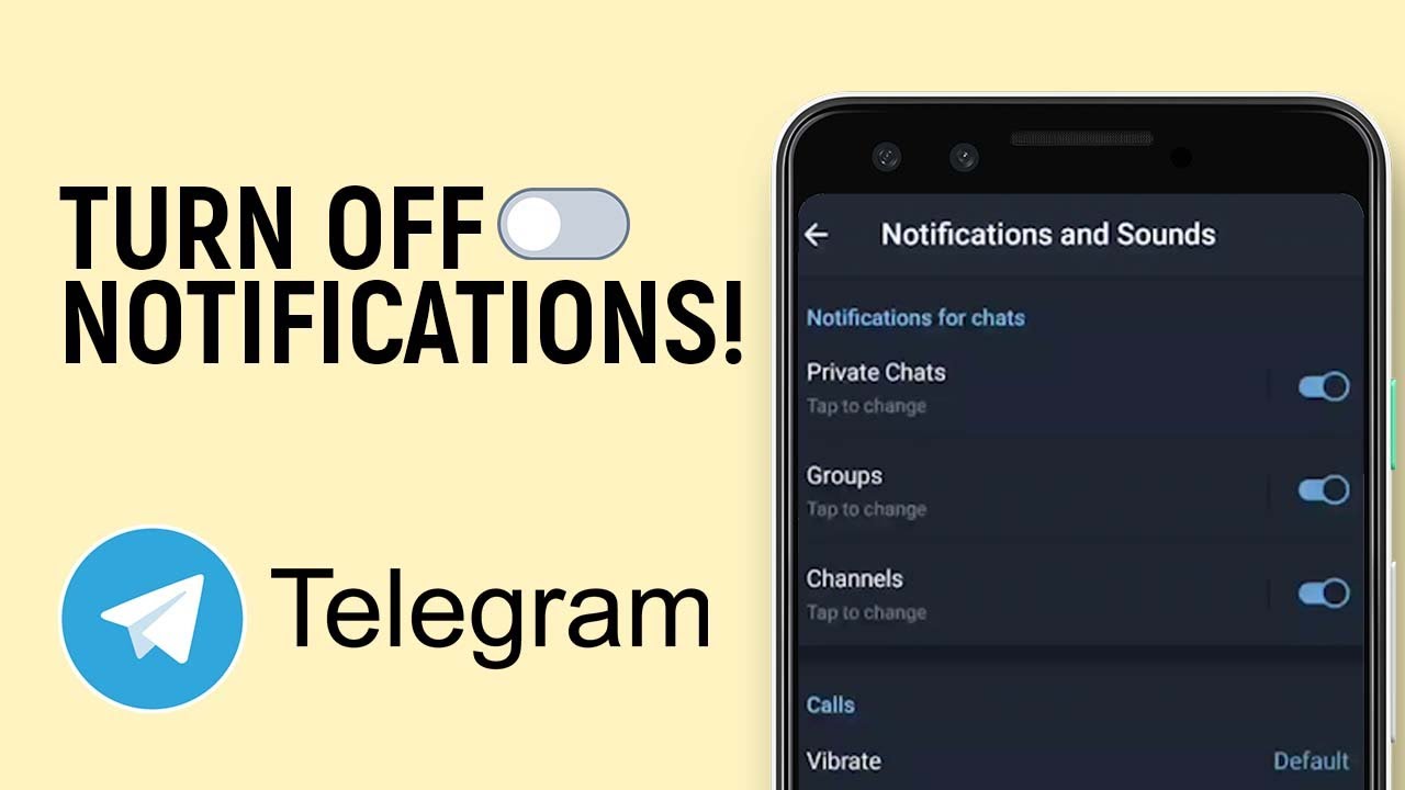 How To Turn Off Notifications In Telegram Youtube
