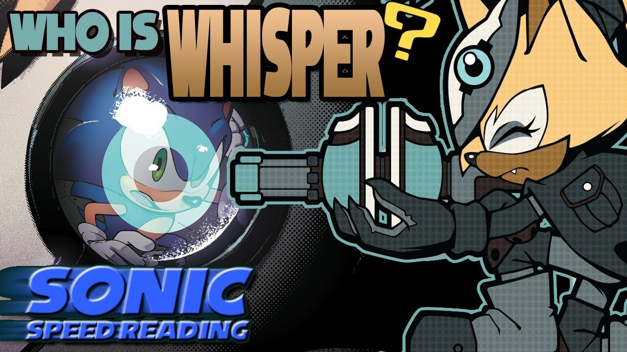 Meet Whisper The Wolf Sonic Speed Reading Idw Youtube