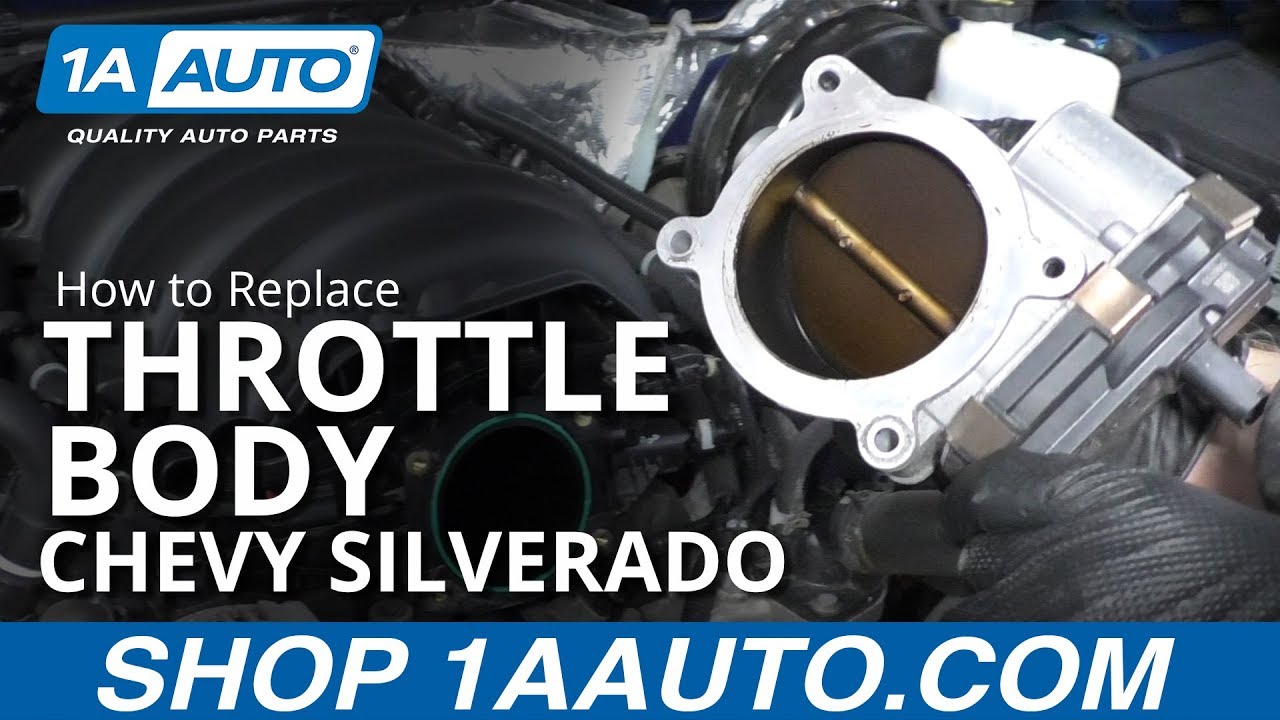 How To Replace Throttle Body 14 19 Chevy Silverado Youtube