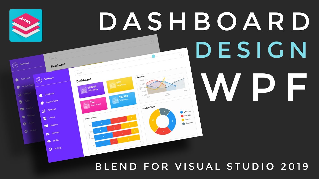 Wpf Tutorial Xaml Ui Design In Visual Studio Blend 2019 Dashboard C Wpf ... Wpf Tutorial Xaml Ui Design In Visual Studio Blend 2019 Dashboard C Wpf ...