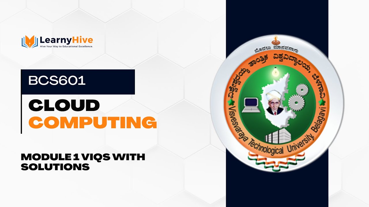 Cloud Computing Bcs601 Module 1 Viqs With Solutions Vtu Exam