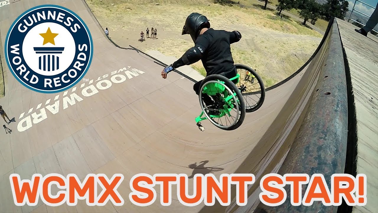 Aaron Wheelz Fotheringham Extreme Wheelchair Athlete Guinness