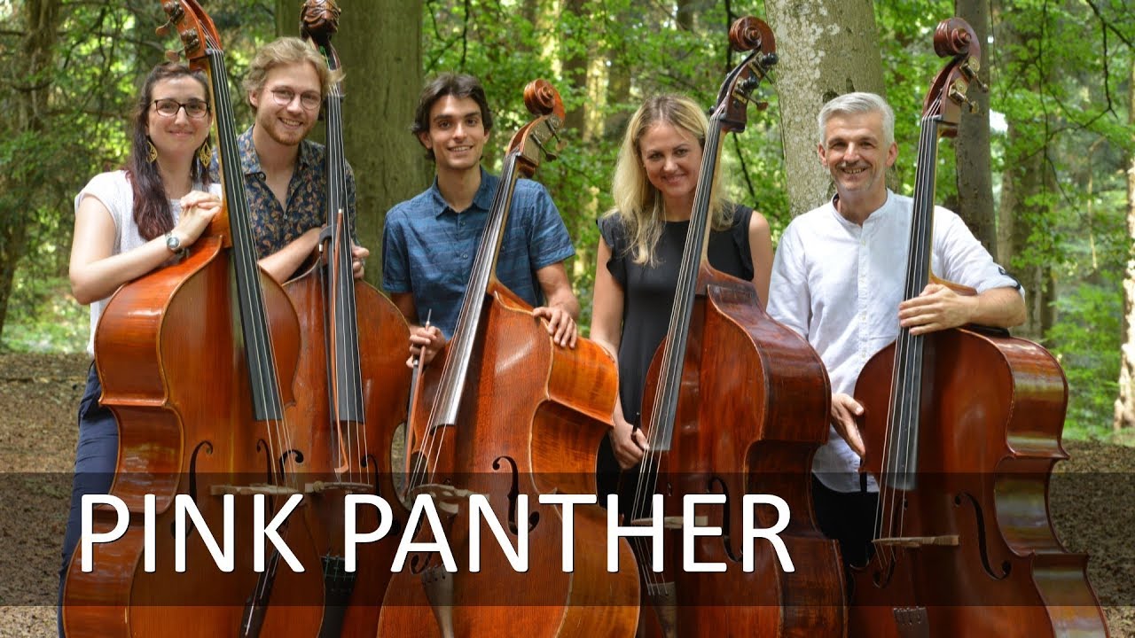 Pink Panther Theme Double Bass Quintet Božo Paradžik Students