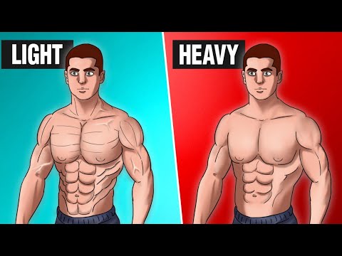 Light Weights Vs Heavy Weights For Muscle Growth Science Based Youtube