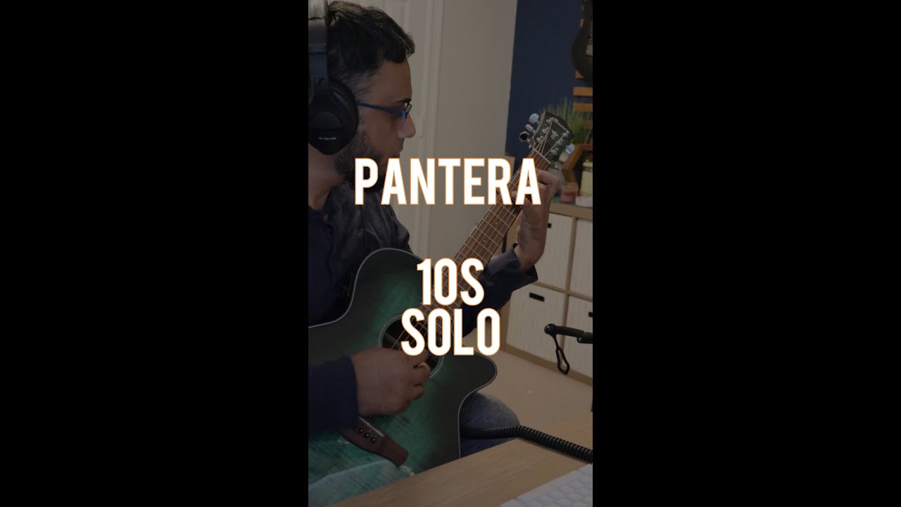 Pantera 10s Solo Youtube