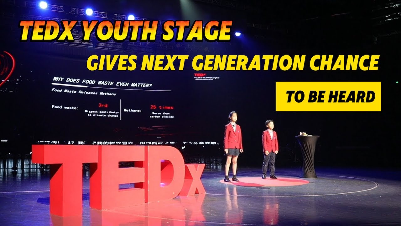 Tedx Youth Stage Gives Next Generation Chance To Be Heard Youtube