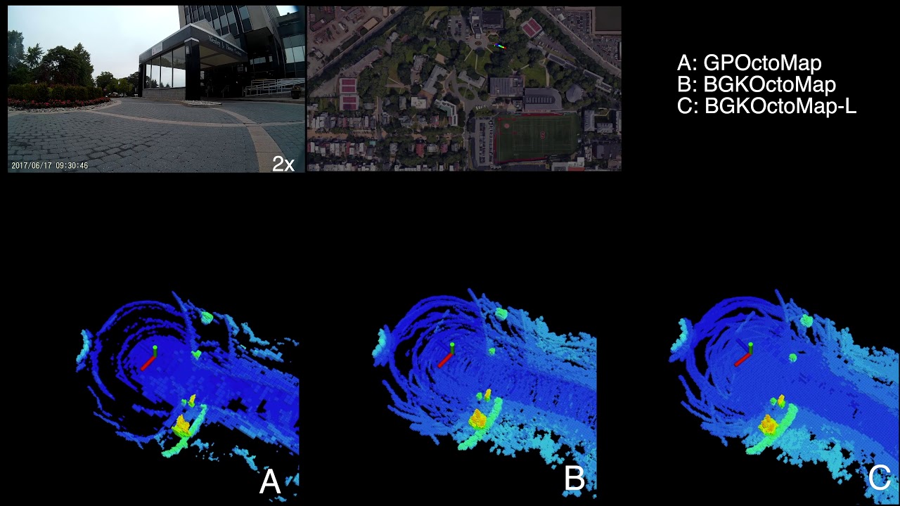 Learning Aided 3d Occupancy Mapping With Bayesian Generalized Kernel