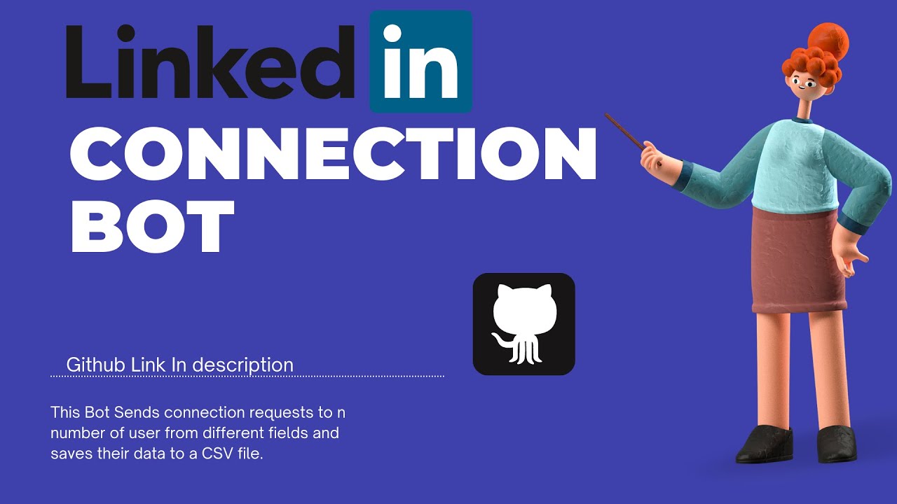 Automated Linkedin Connection Bot Python Github Link In Description