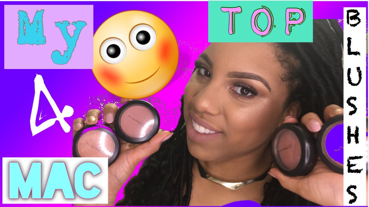 My Top M A C Cosmetic Blushes Swatches Review Youtube