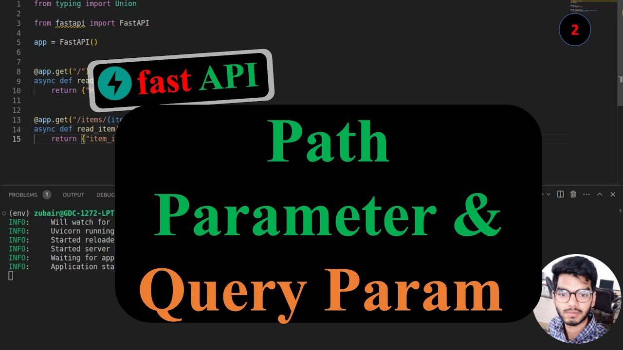 Path Parameter And Query Parameter In Fast Api In Hindi Youtube