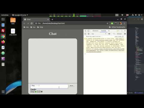 Basic Html And Javascript Chat Client Part 4 Youtube