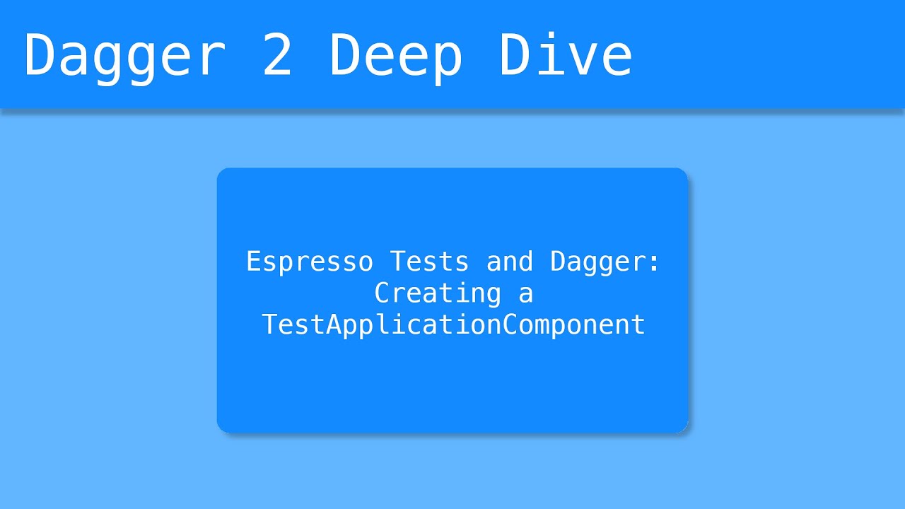 Dagger 2 Deep Dive 28 55 Espresso Tests And Dagger Creating A