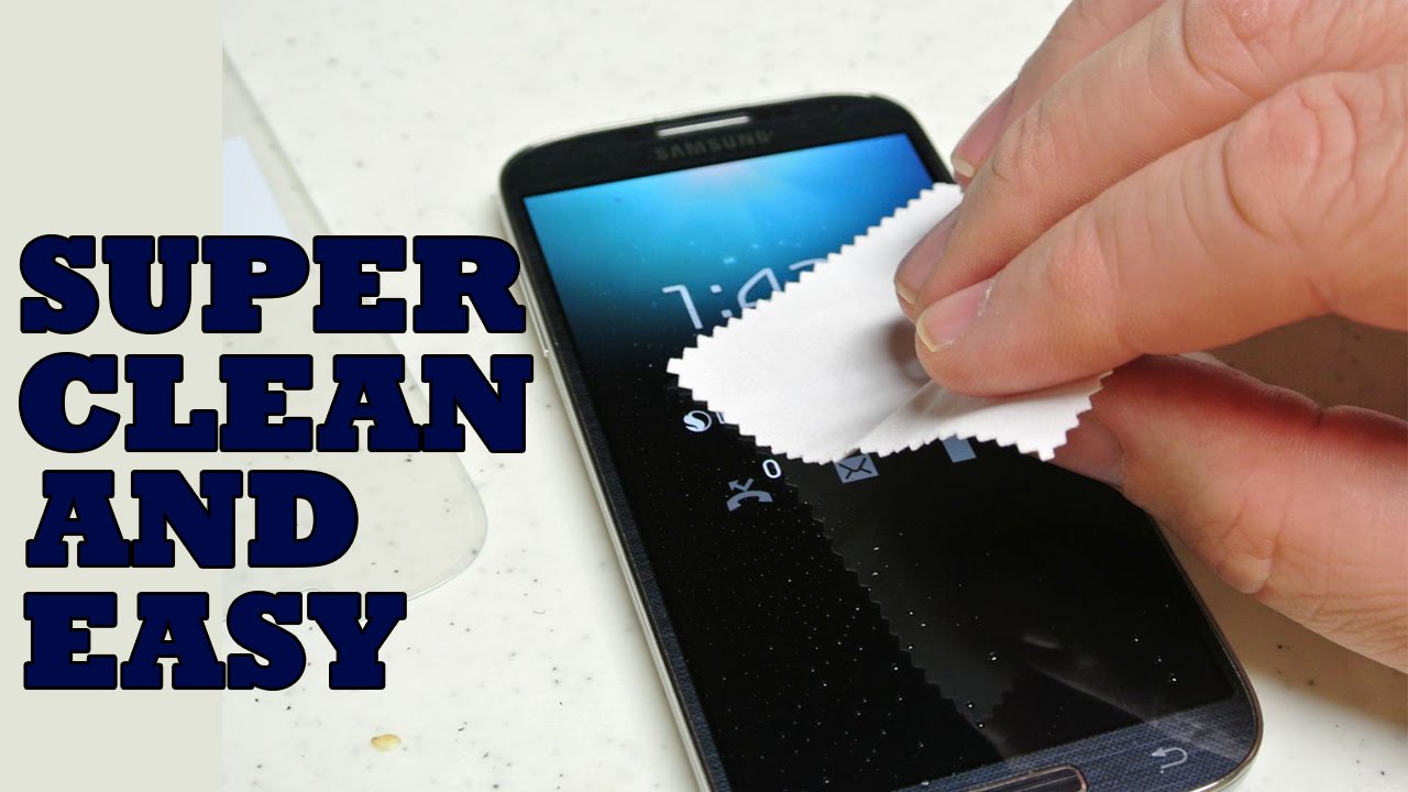 How To Clean A Phone Screen Youtube
