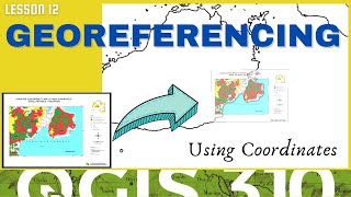 Qgis Lesson 12 Georeferencing Using Coordinates Tutorial Video Tutor ...