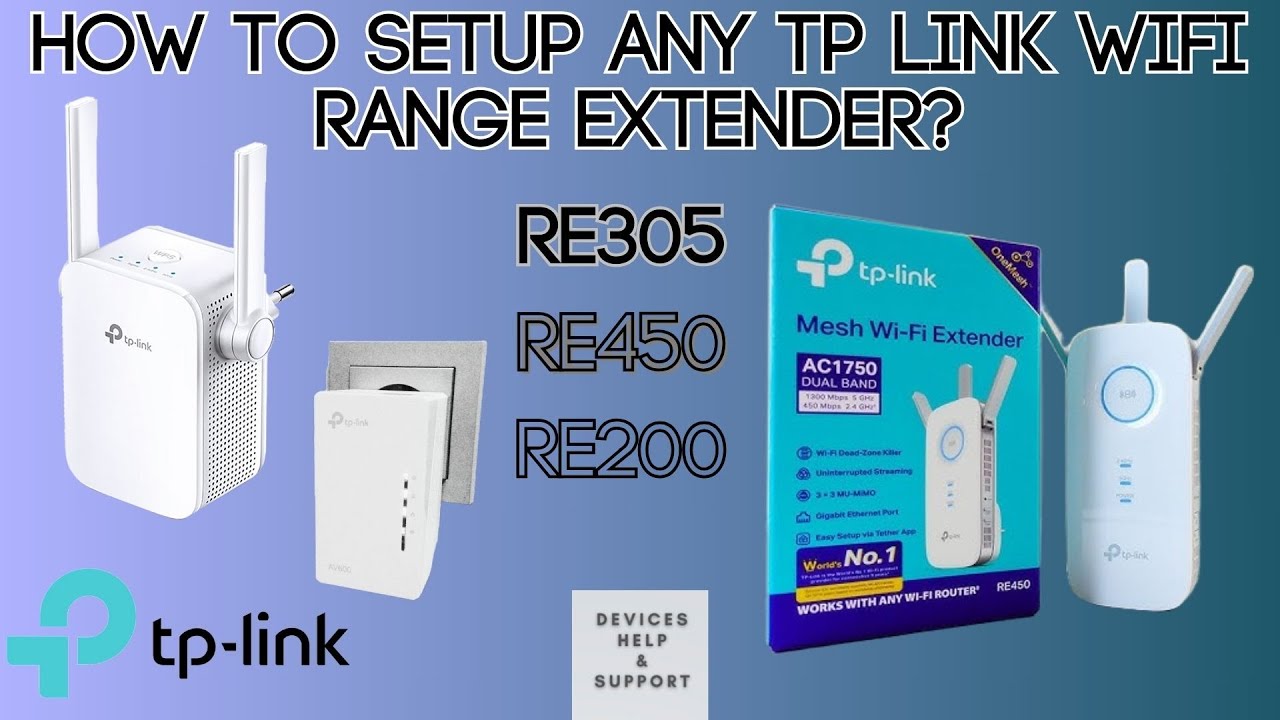 How To Setup Any Tp Link Wifi Range Extender Complete Guide Youtube