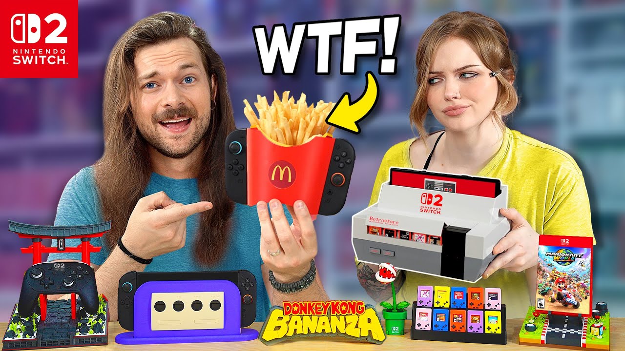 My Wife I Buy Weird Nintendo Switch 2 Accessories Youtube