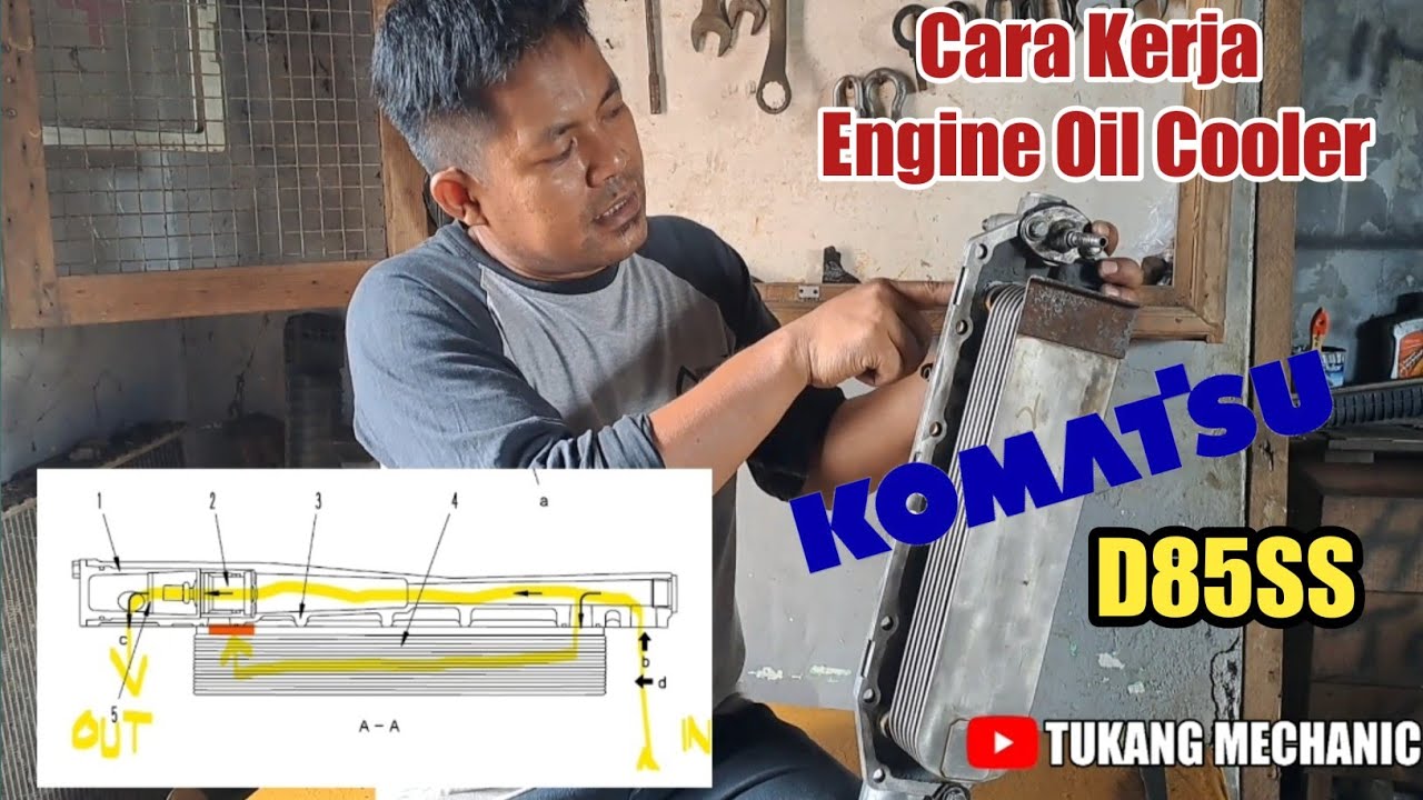 Cara Kerja Engine Oil Cooler D85ss Youtube