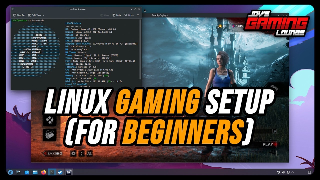 Linux Gaming Setup For Beginners Fedora Linux