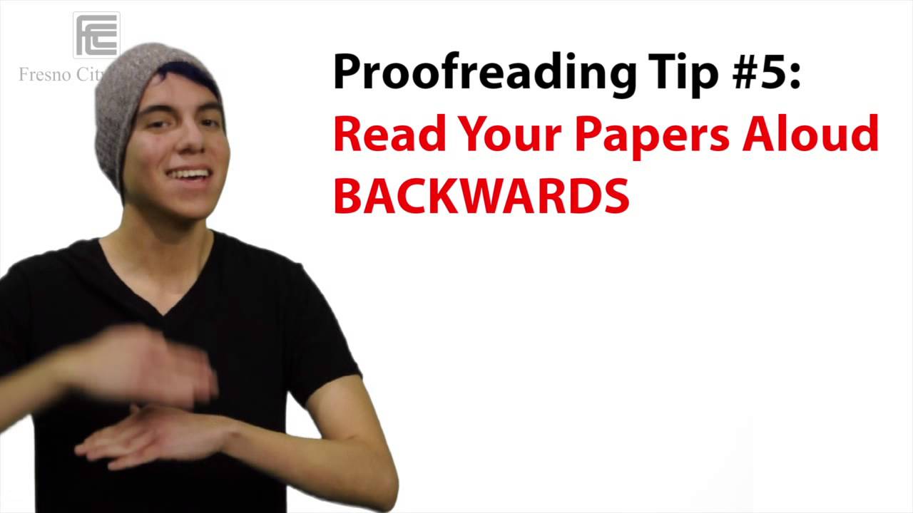 Proofreading Youtube