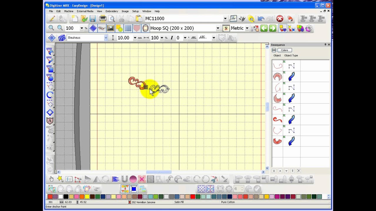 Digitizer Mbx Tutorial Embroidery Gallery Tool Youtube