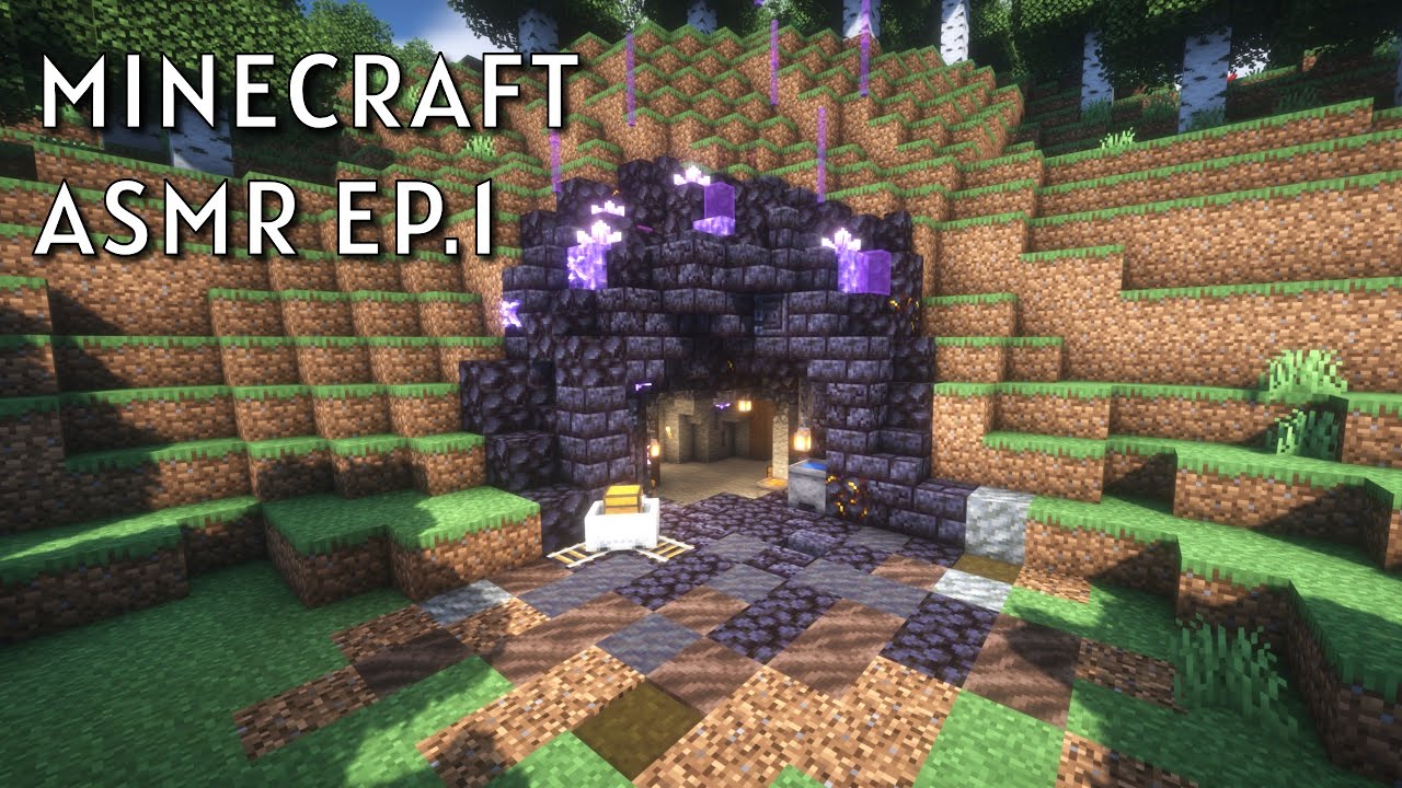 Minecraft Asmr Starting My First Mine Ep 1 Youtube