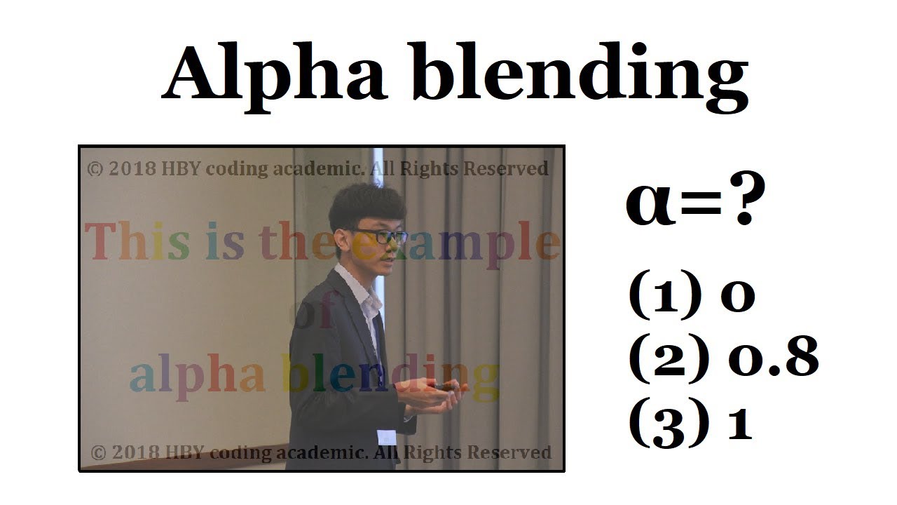 A Simple Blending Technique Alpha Blending Image Processing 10