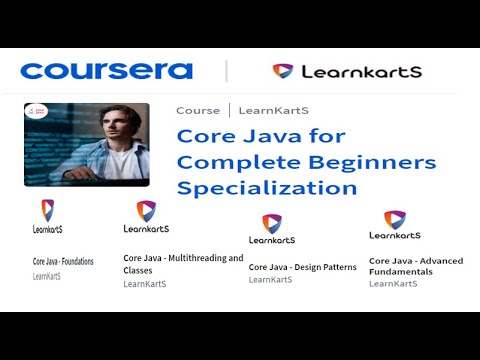 Core Java For Complete Beginners Specialization Courseraanswers