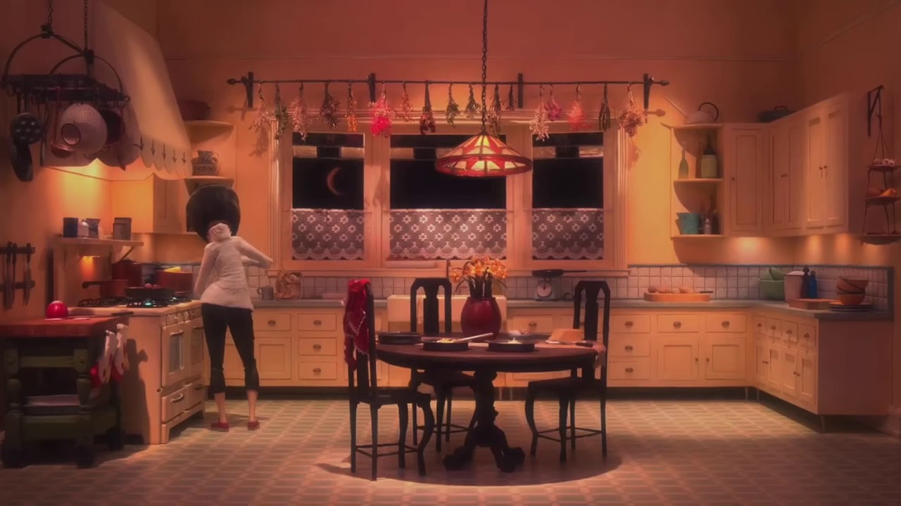 Every Time When Coraline Enters The Other Kitchen Youtube