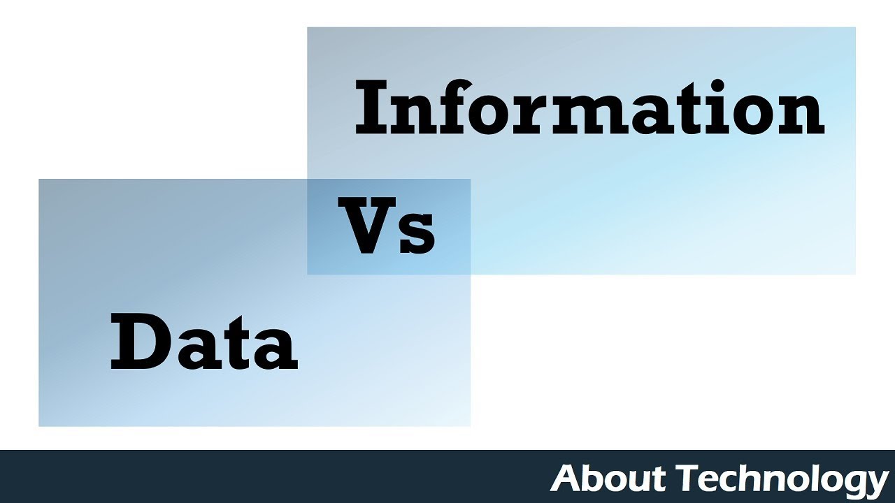 Five Differences Between Data And Information