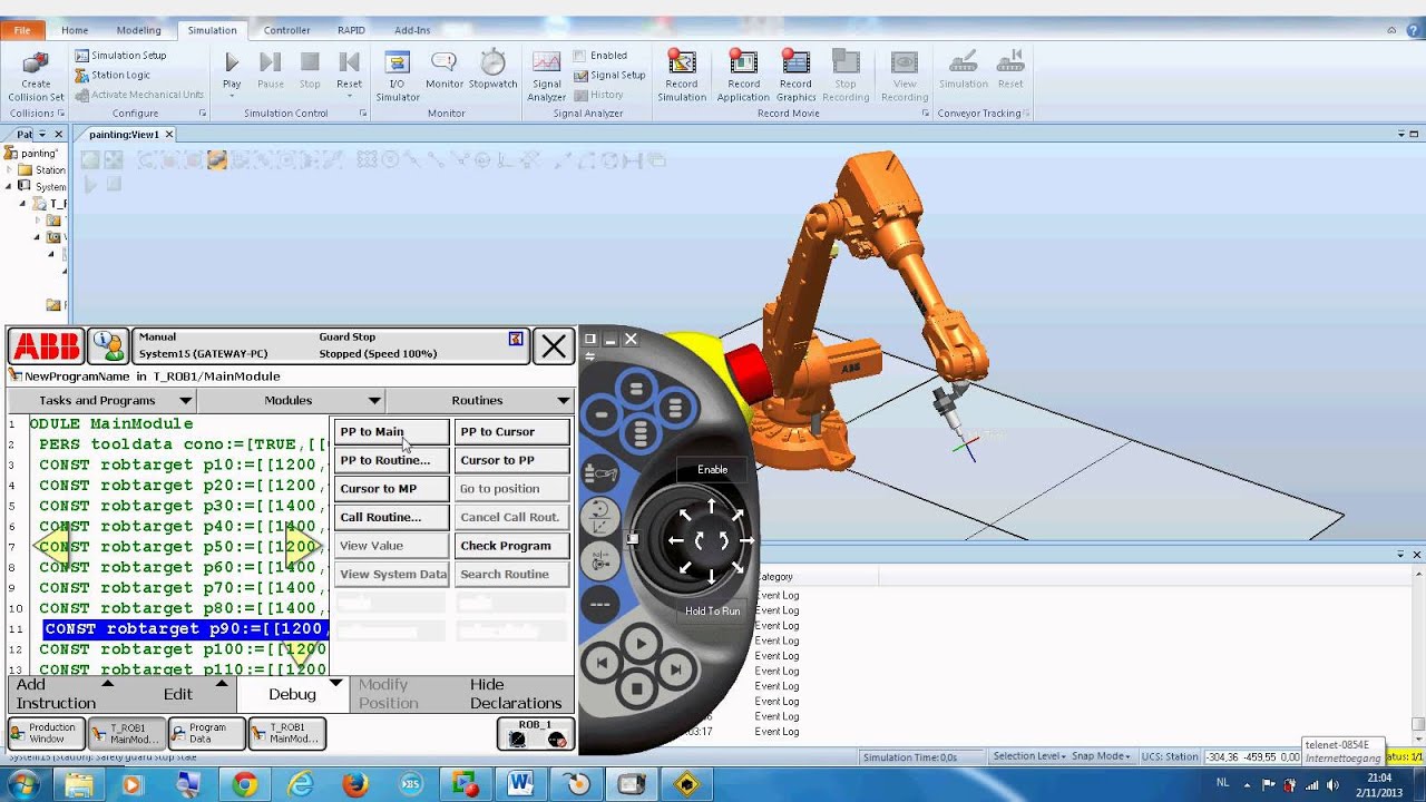 Abb Robot Irb2600 12 185 01 Youtube