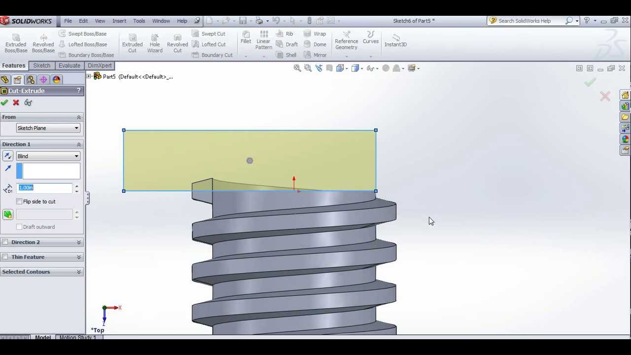 How To Create Acme Threads On Solidworks Youtube