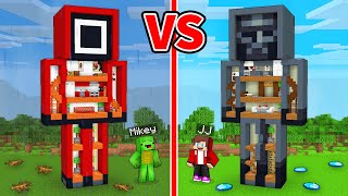 Jj And Mikey Squid Game 2 Tunnel Battle In Minecraft Maizen Maizen