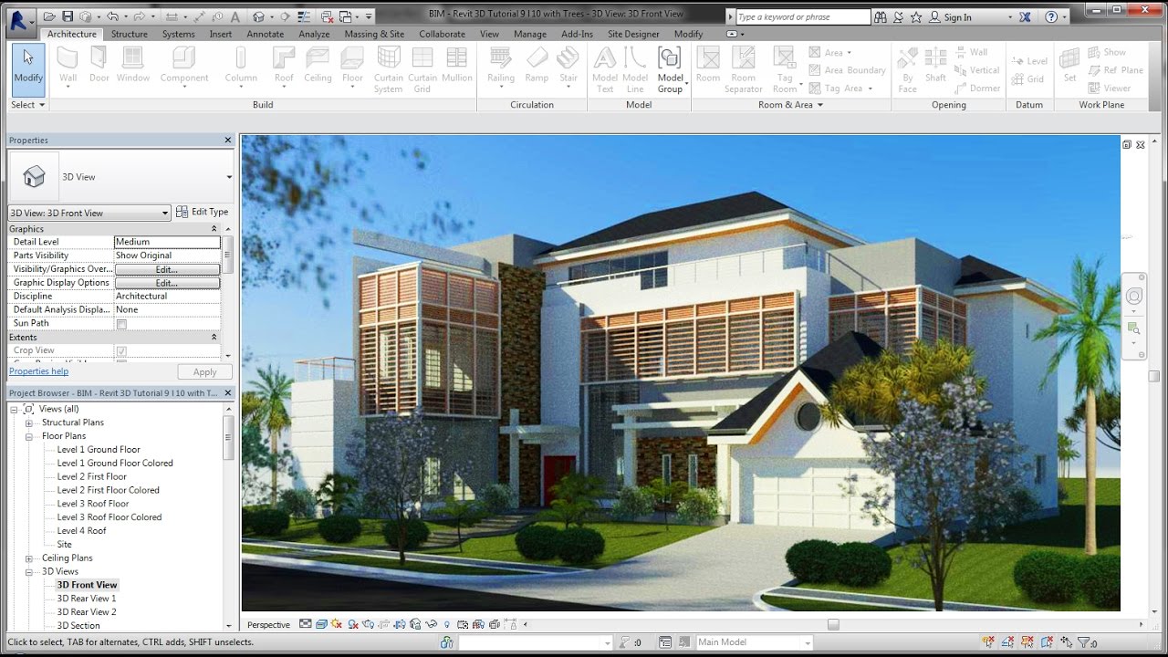 Revit Architecture Rendering Tutorial