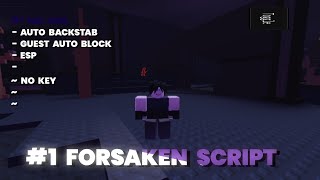 Forsaken Script Guest Auto Block Two Time Auto Back Stab Esp Mobile Pc ...